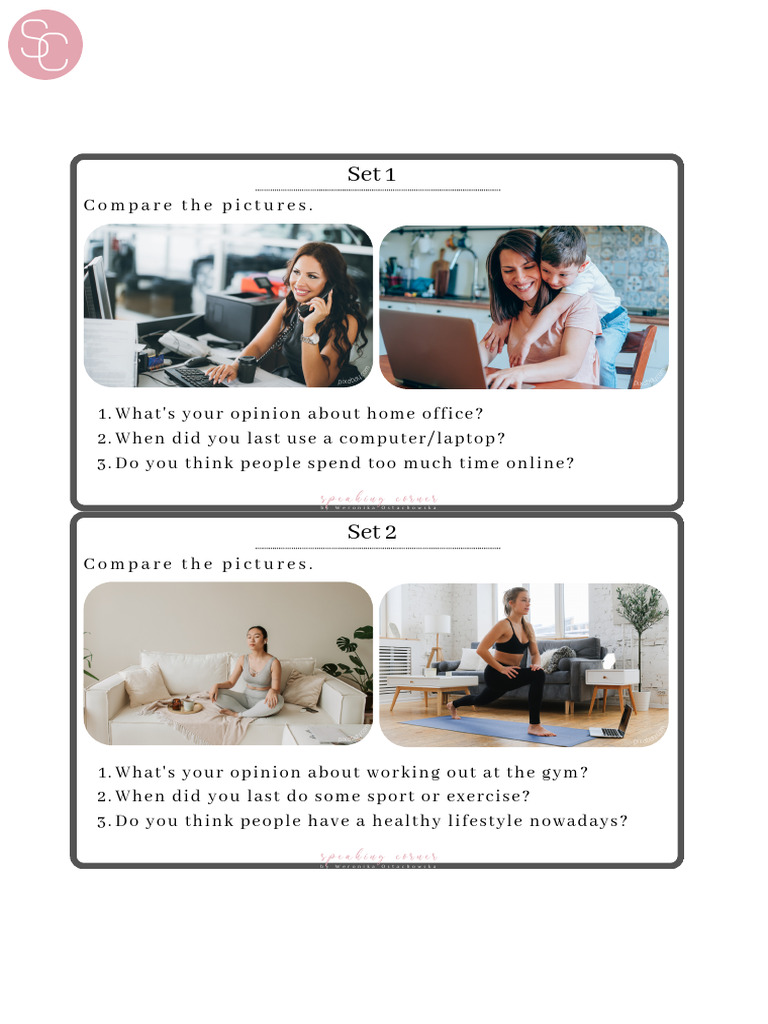 Compare-the-pictures-SPEAKING-CARDS | PDF