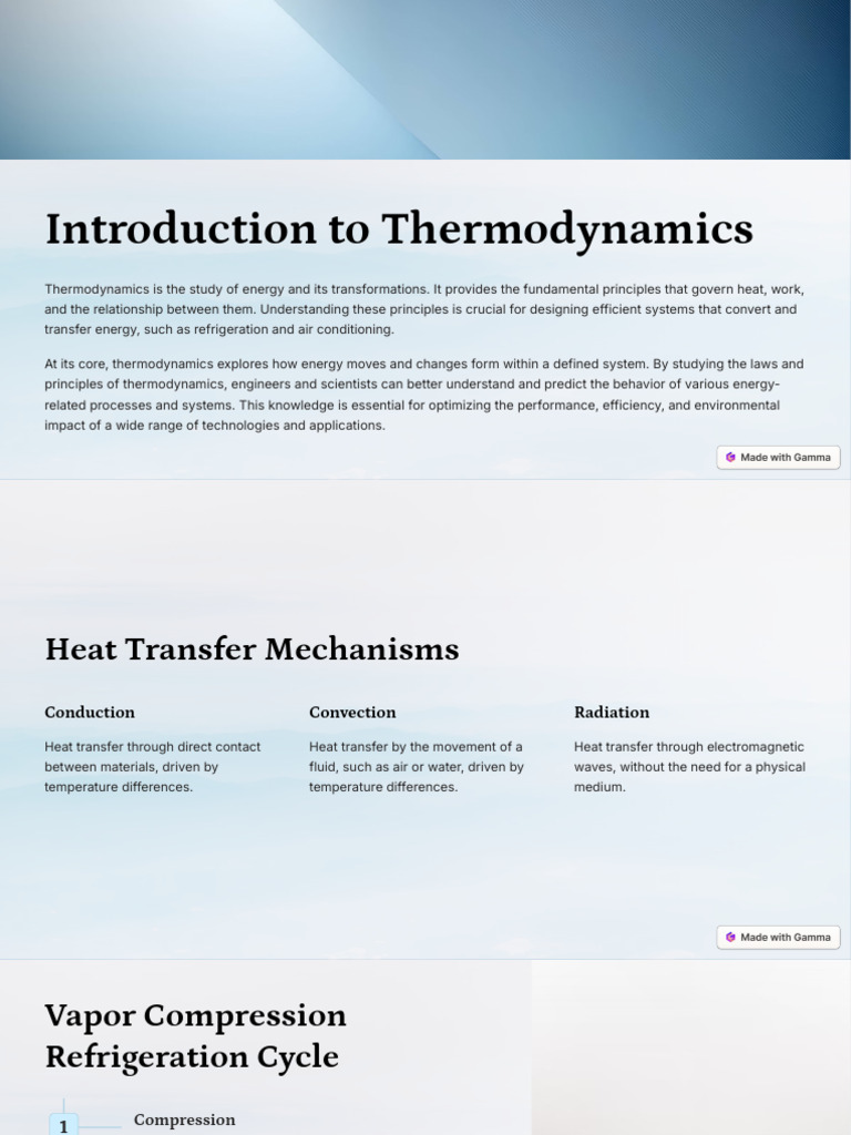 Introduction To Thermodynamics | PDF