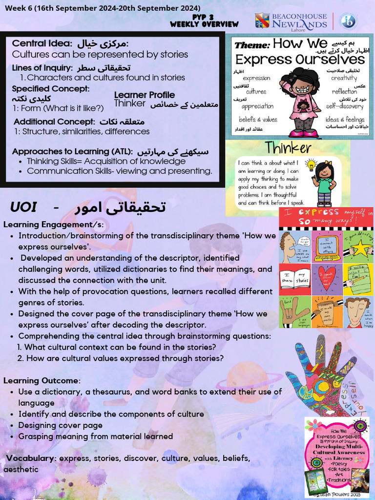 Week_6-_PYP_3-_Weekly_overview | PDF