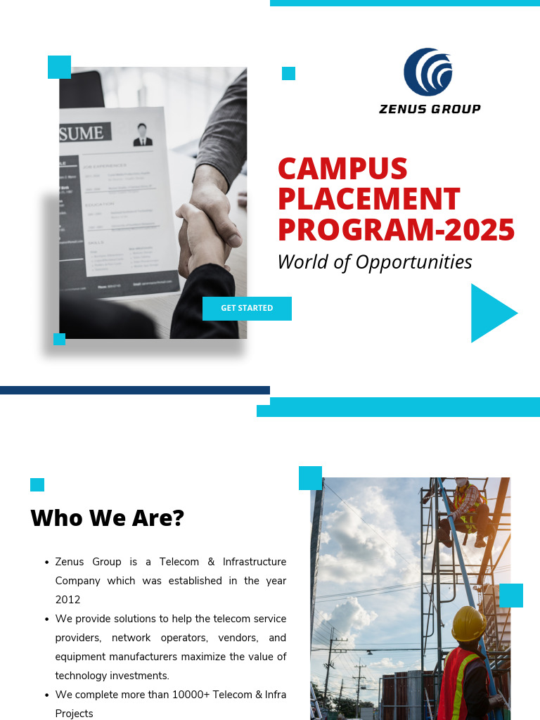 Zenus Group Campus Placement 2025 | PDF | Telecommunications ...