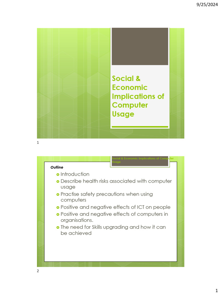 Section3_SocialandEconomicImplicationsofICT | PDF