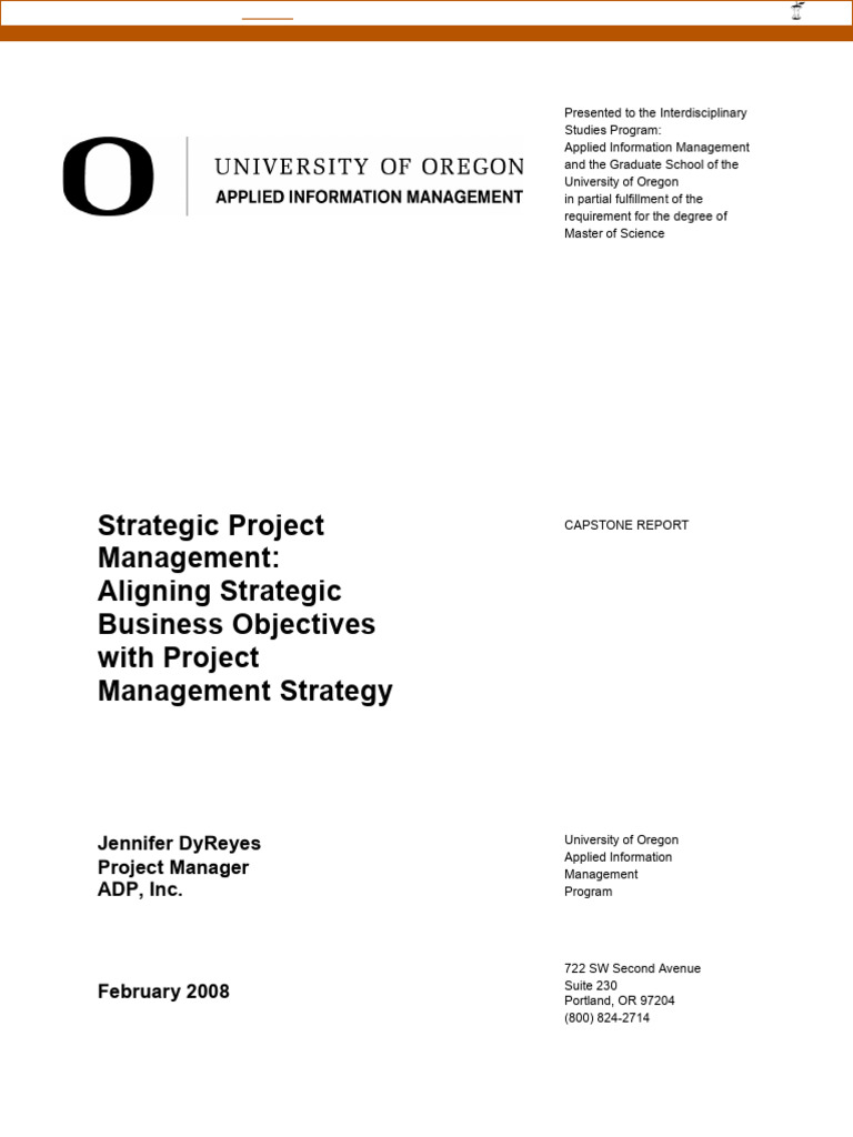 Strategic Project | PDF