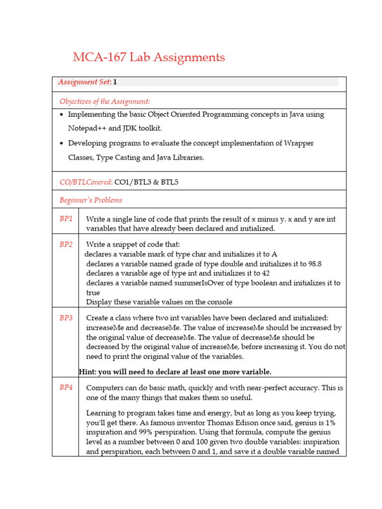 MCA 109 Lab Assignment Batch 24-26 | PDF | String (Computer Science) | Teaching Methods & Materials