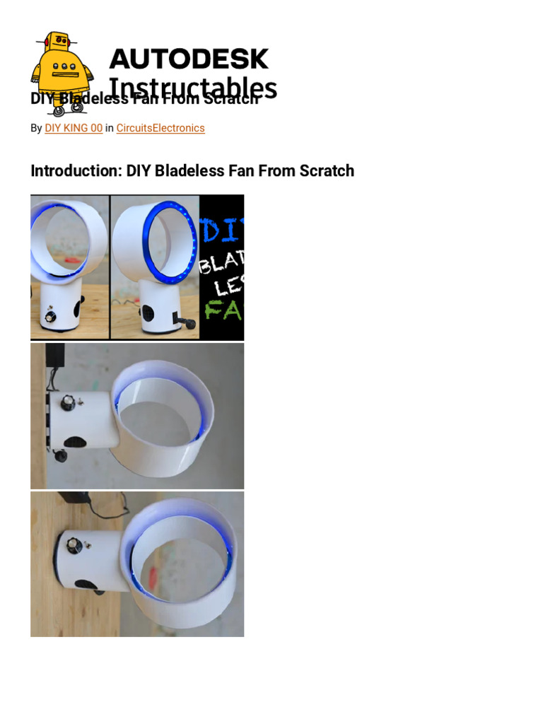 Bladeless Fan Final Project | PDF