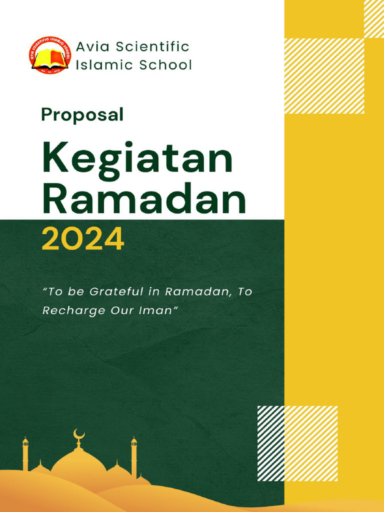 Proposal Kegiatan Ramadan | PDF | Semitic Words And Phrases | Ramadan
