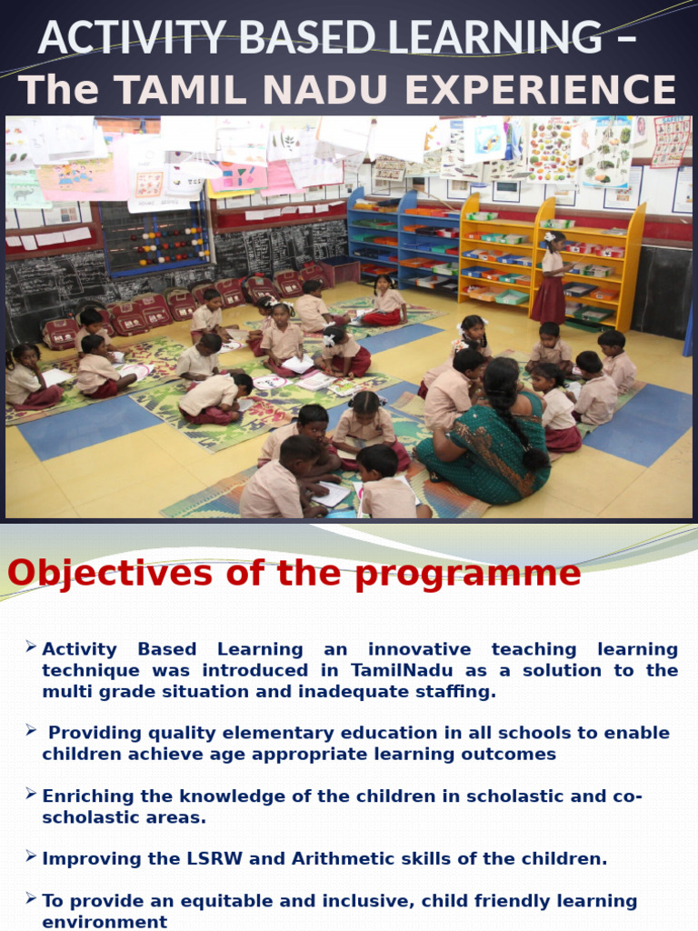 Activity Based Learning in Tamil Nadu | PDF