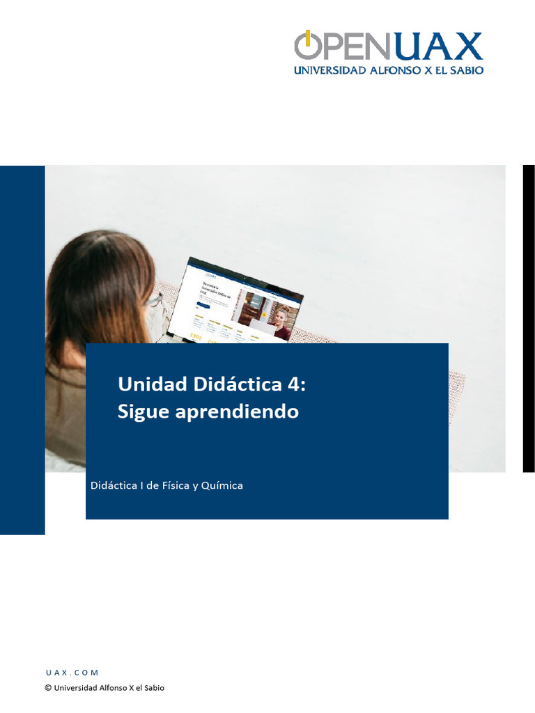 Sigue Aprendiendo - Unidad Didáctica 4 | PDF