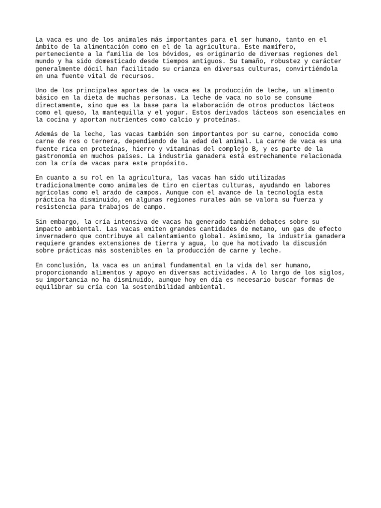 La Vaca | PDF