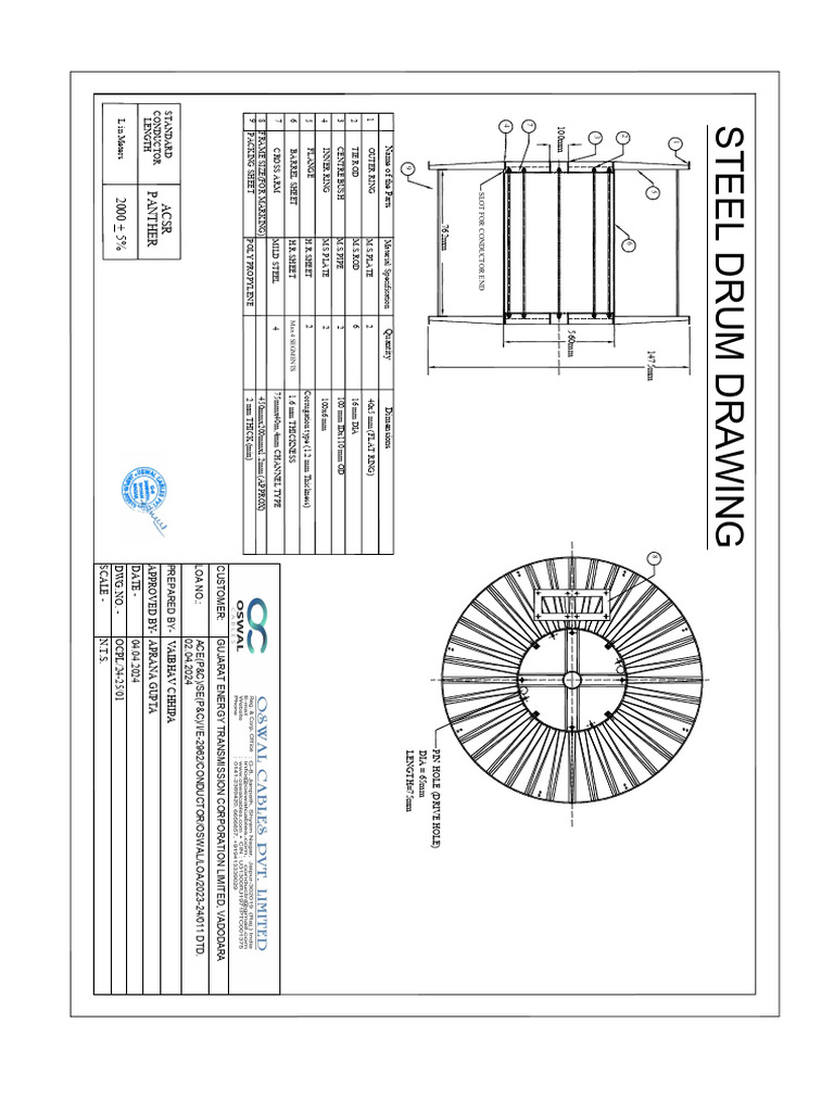 Drum Drawing | PDF