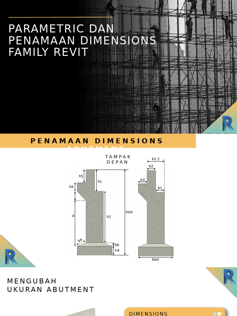 Parametric & Penamaan Dimensions | PDF