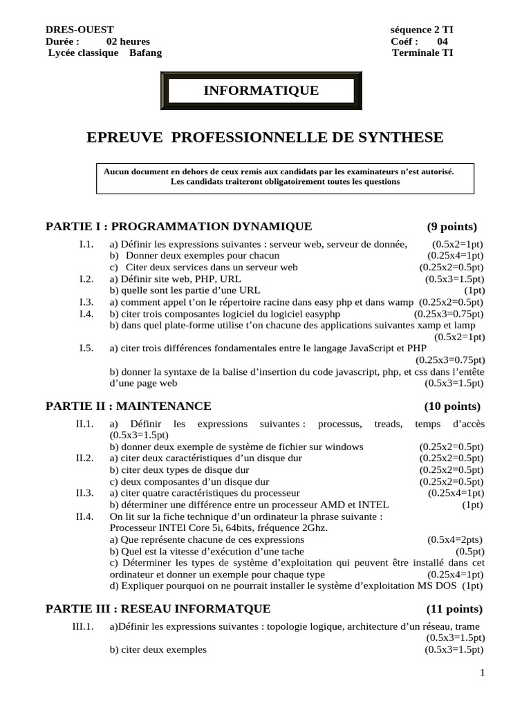 EPS Terminale | PDF