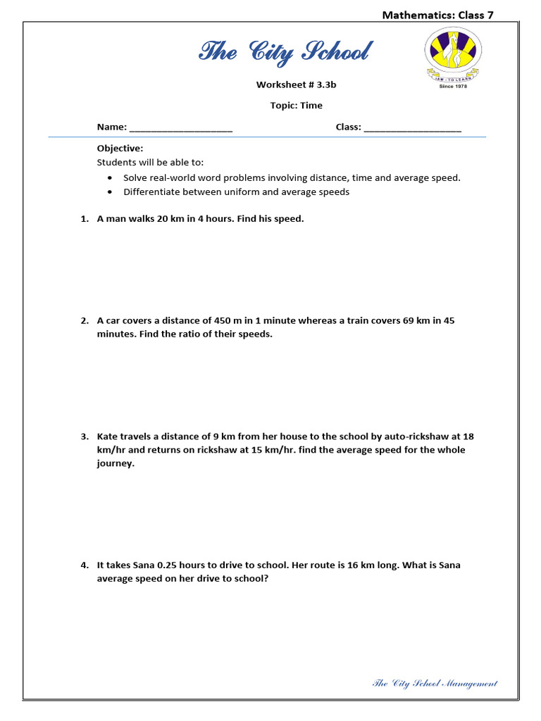 Worksheet 3.3b | PDF