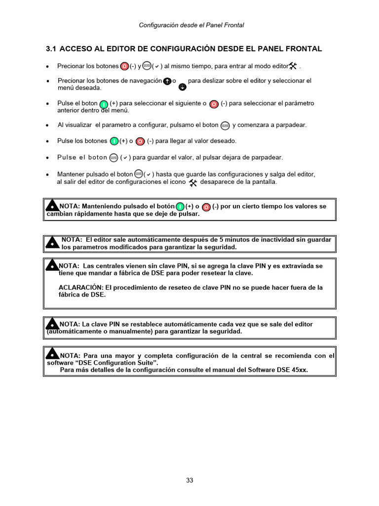 Manual de Usuario DSE4510 4520 33 53 | PDF