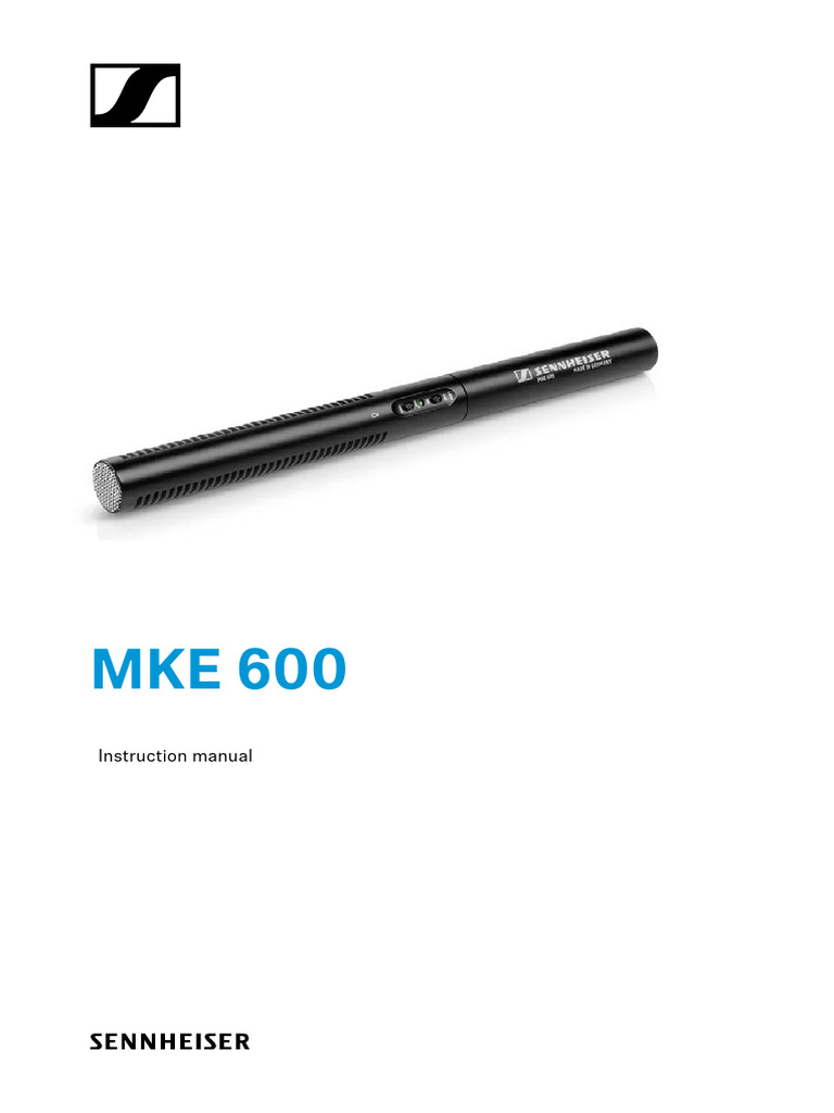 MKE600 Manual 09 2022 EN | PDF
