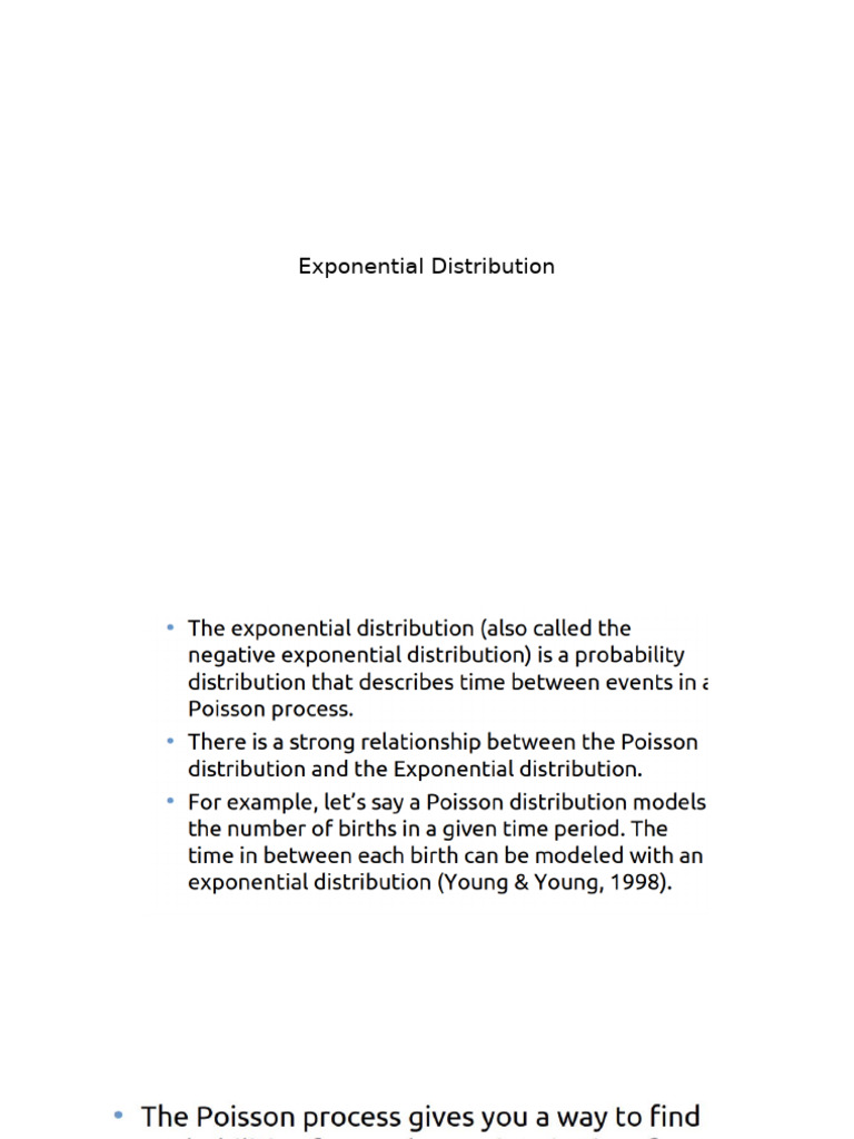 Exponential Distribution | PDF