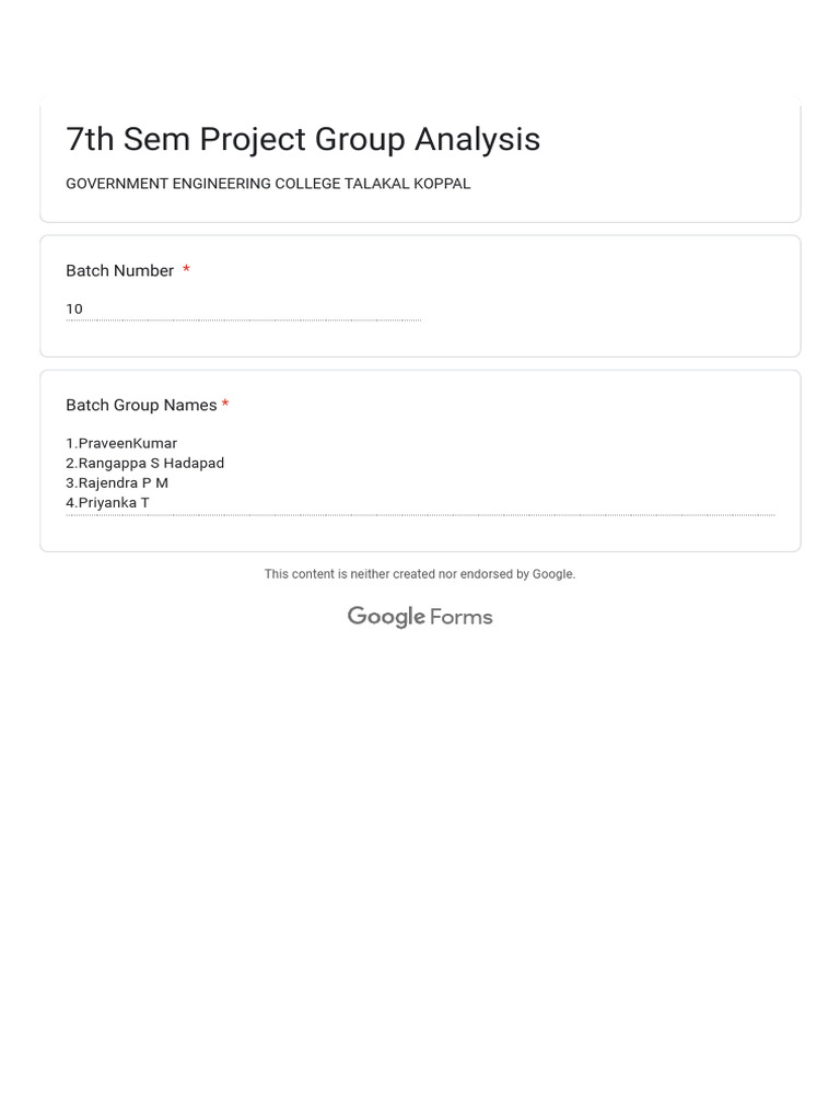 Untitled Form - Google Forms | PDF