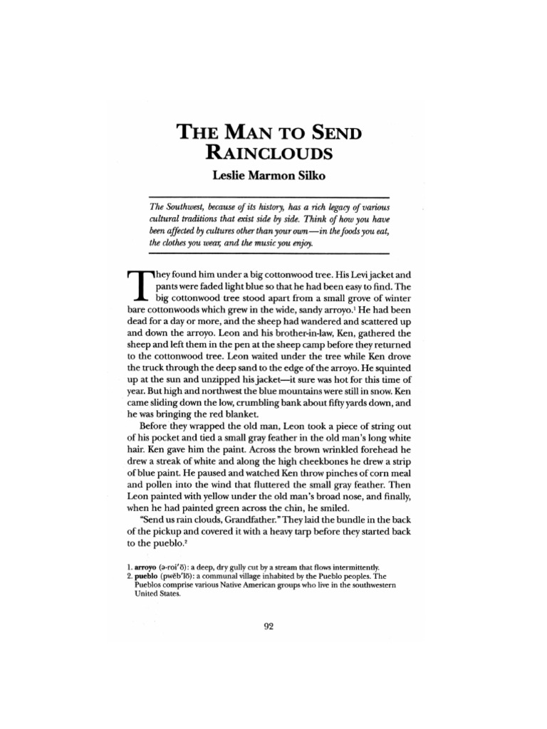 The Man To Send Rainclouds | PDF