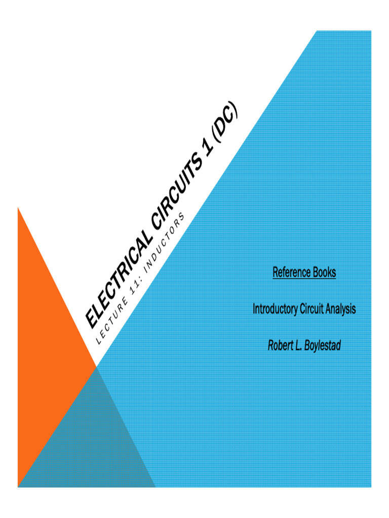 EC - 1 - Chapter 11 - Inductors | PDF