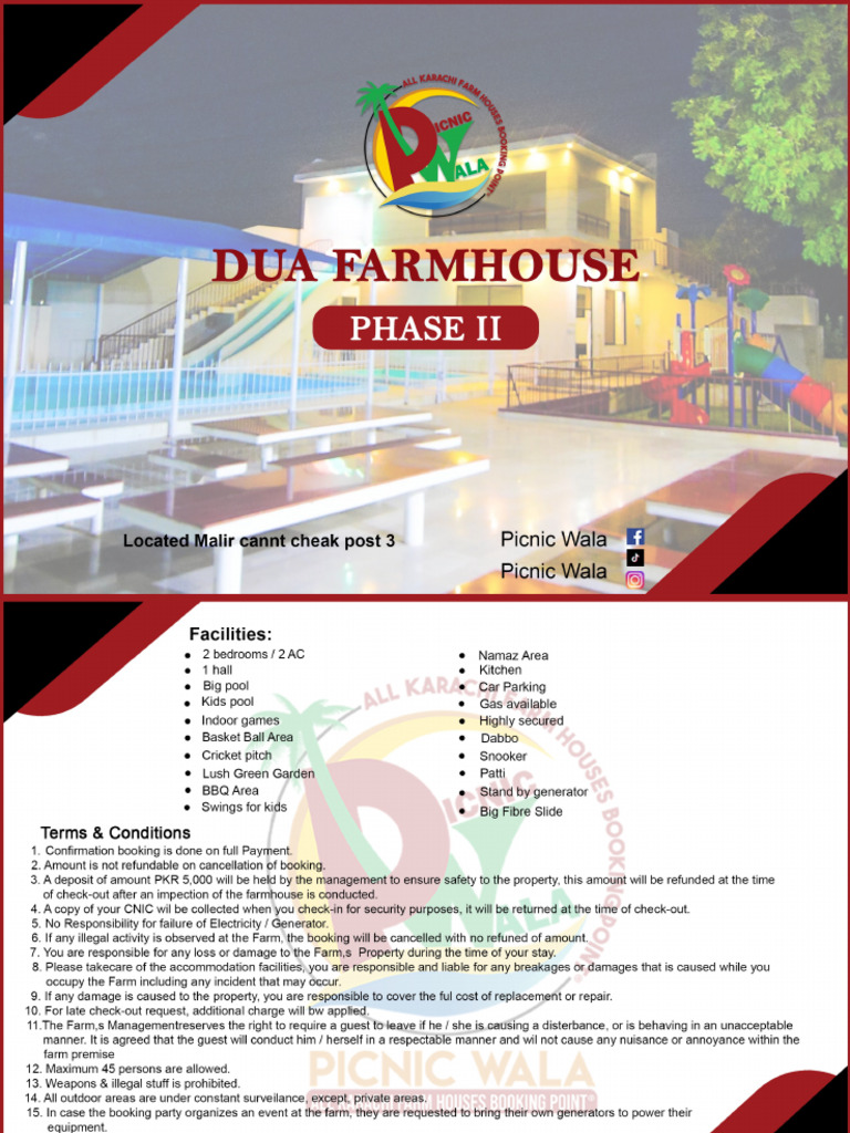 Dua Farmhouse Phase 2 | PDF