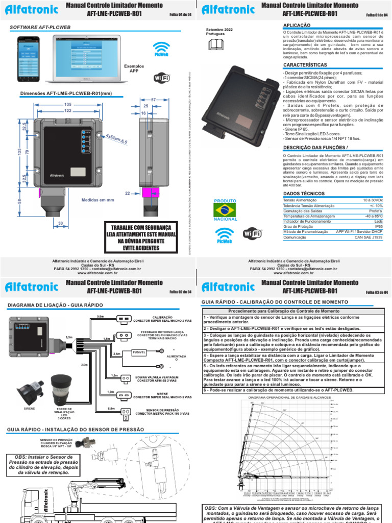 Manual Controle Momento AFT-LME-PLCWEB-R01 Usuário Final Impres Livro | PDF