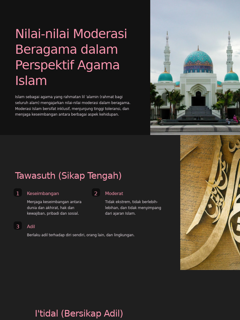 Nilai Nilai Moderasi Beragama Dalam Perspektif Agama Islam.. | PDF Nilai Nilai Moderasi Beragama Dalam Perspektif Agama Islam.. | PDF
