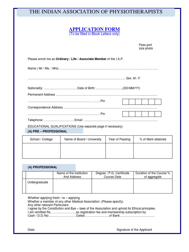 Iap Application Form | PDF | Government | Business