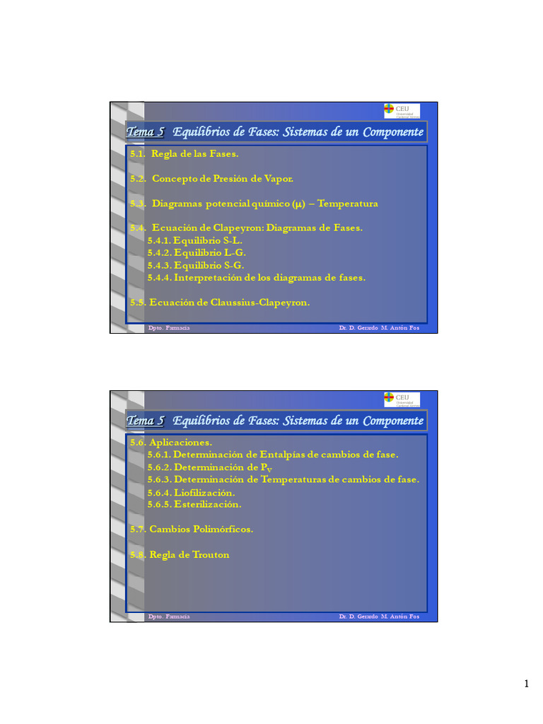 FQ - Tema 05 - 1 Componente | PDF