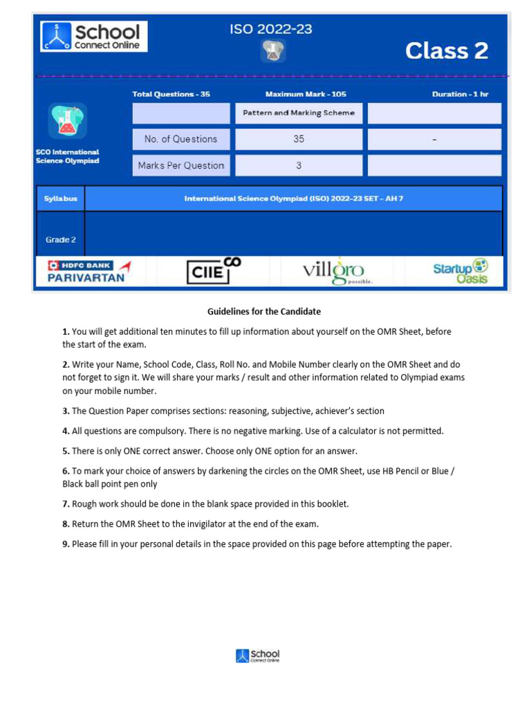 Class 2 Sample | PDF