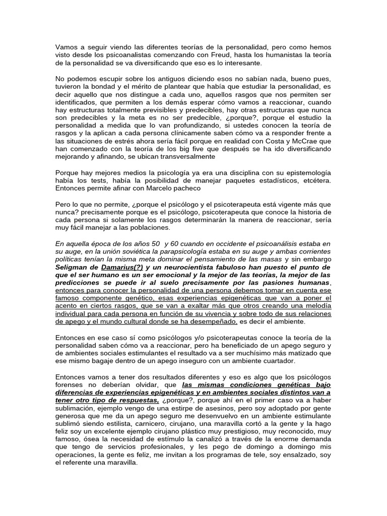 CLASE N°8 CLINICA 3 HURTADO | PDF