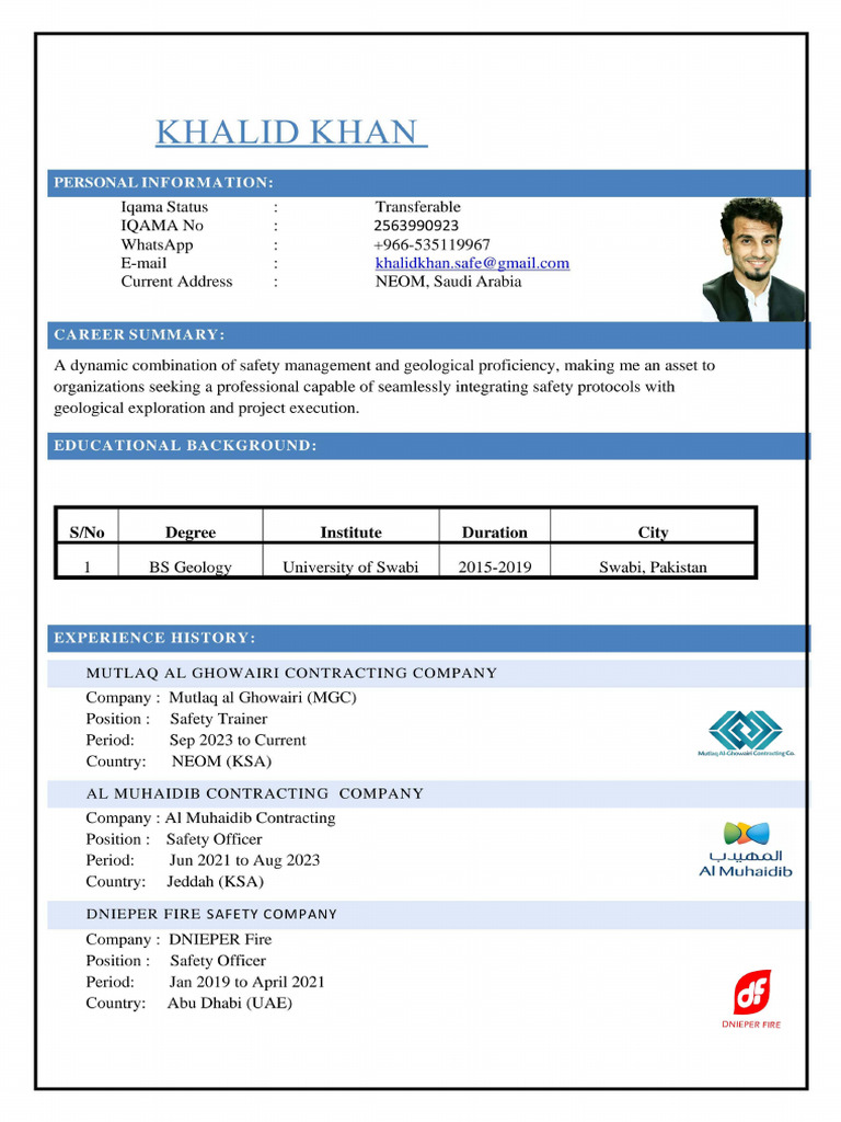 Khalid Khan HSE 2024 | PDF