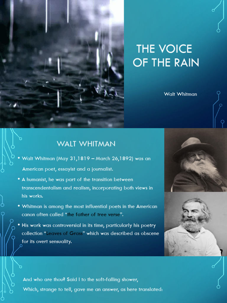 The Voice of The Rain | PDF