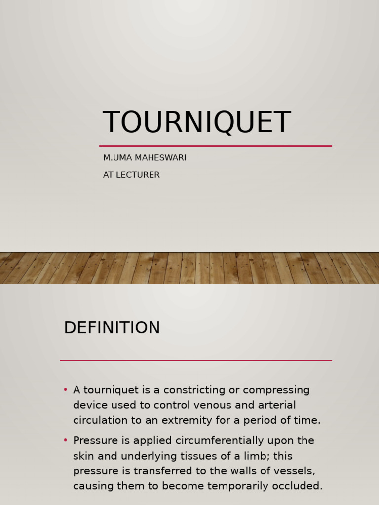 Tourniquet | PDF