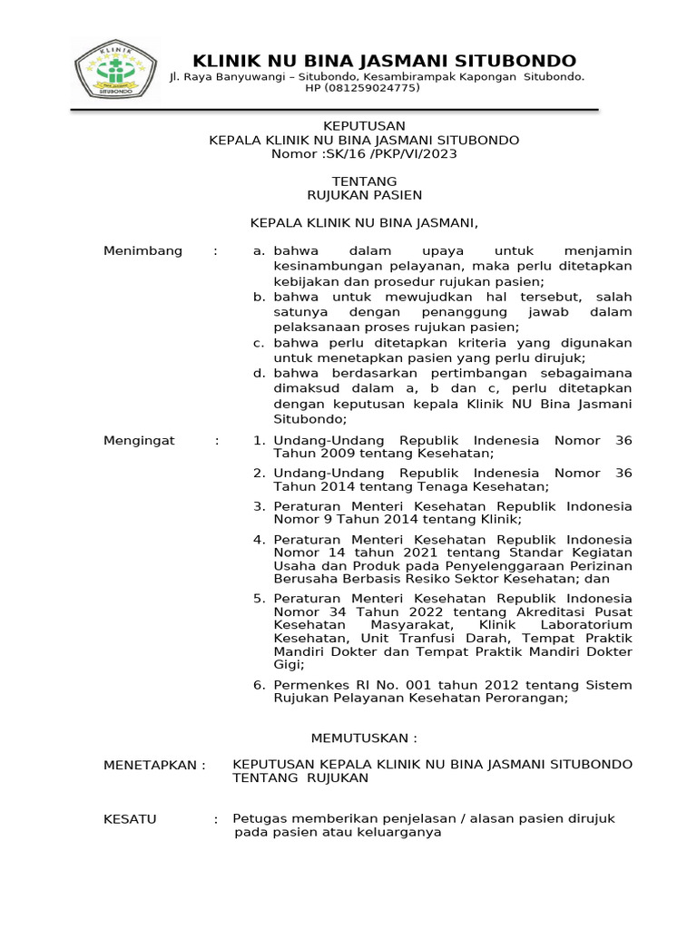 SK Rujukan RVS | PDF