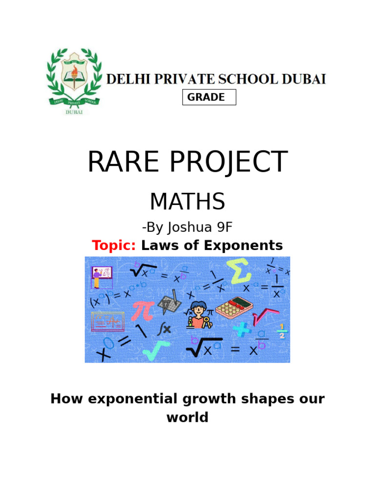 Maths RARE-Joshua 9F | PDF