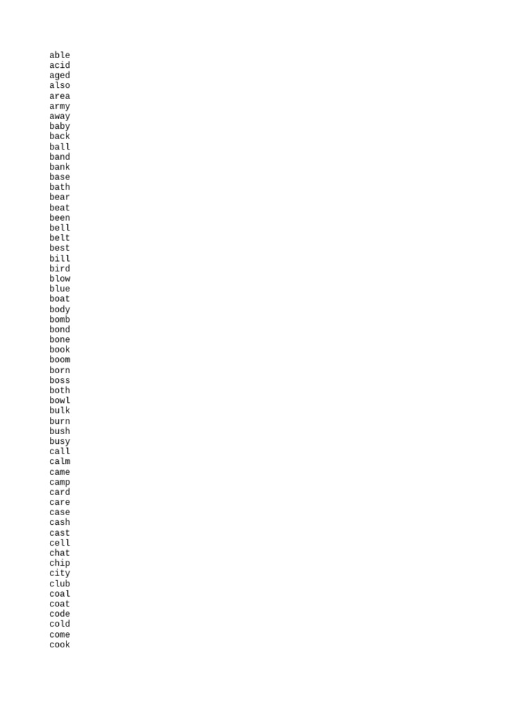 Words Medium | PDF