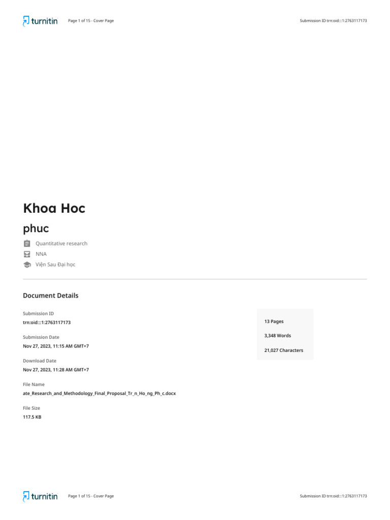 Ate Research and Methodology Final Proposal TR N Ho NG PH C | PDF