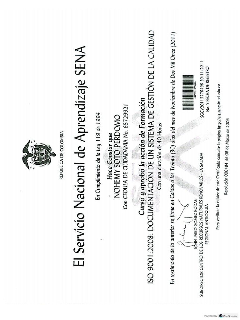 Doc. SDGC Nohmy | PDF