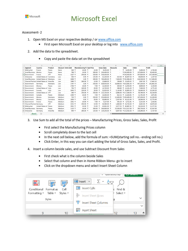 Excel-2 Solutions | PDF