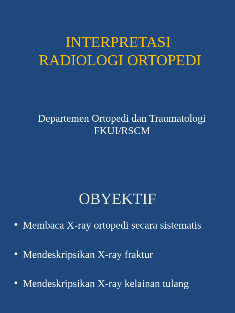 INTERPRETASI Radiologi | PDF