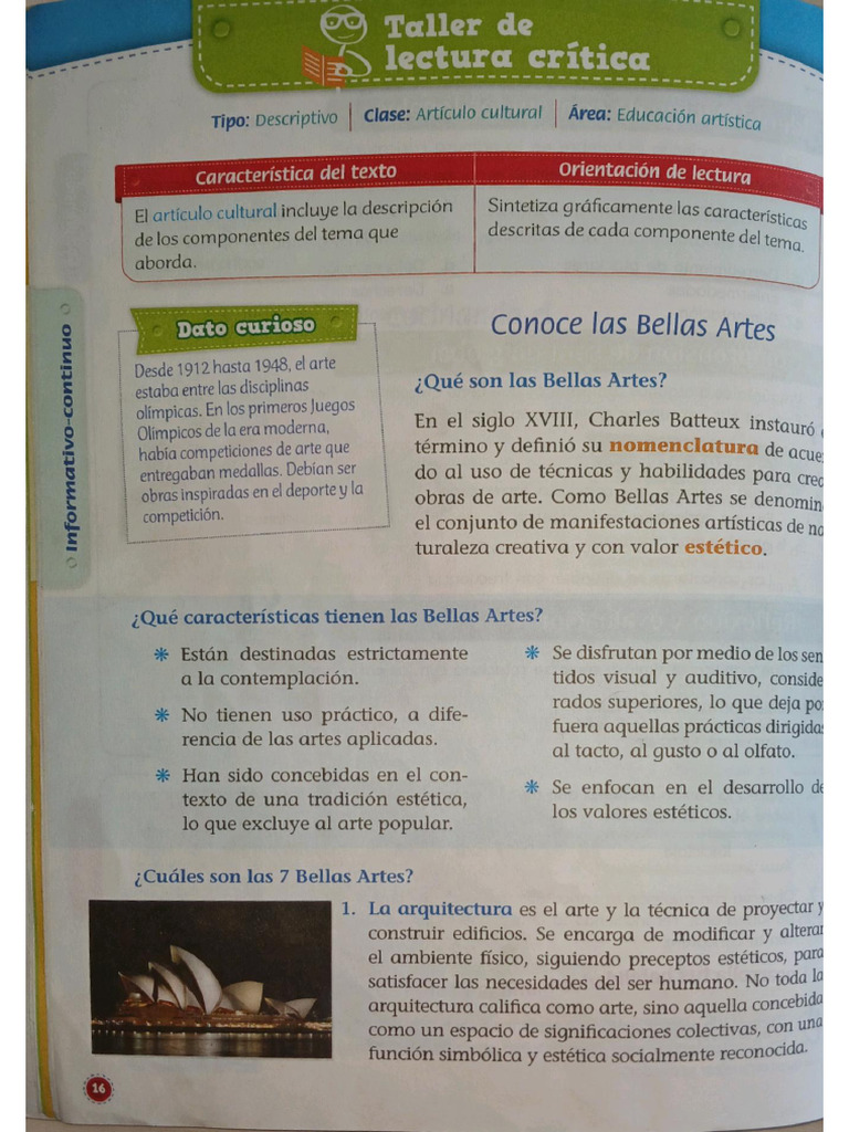 Conoce Las Bellas Artes | PDF