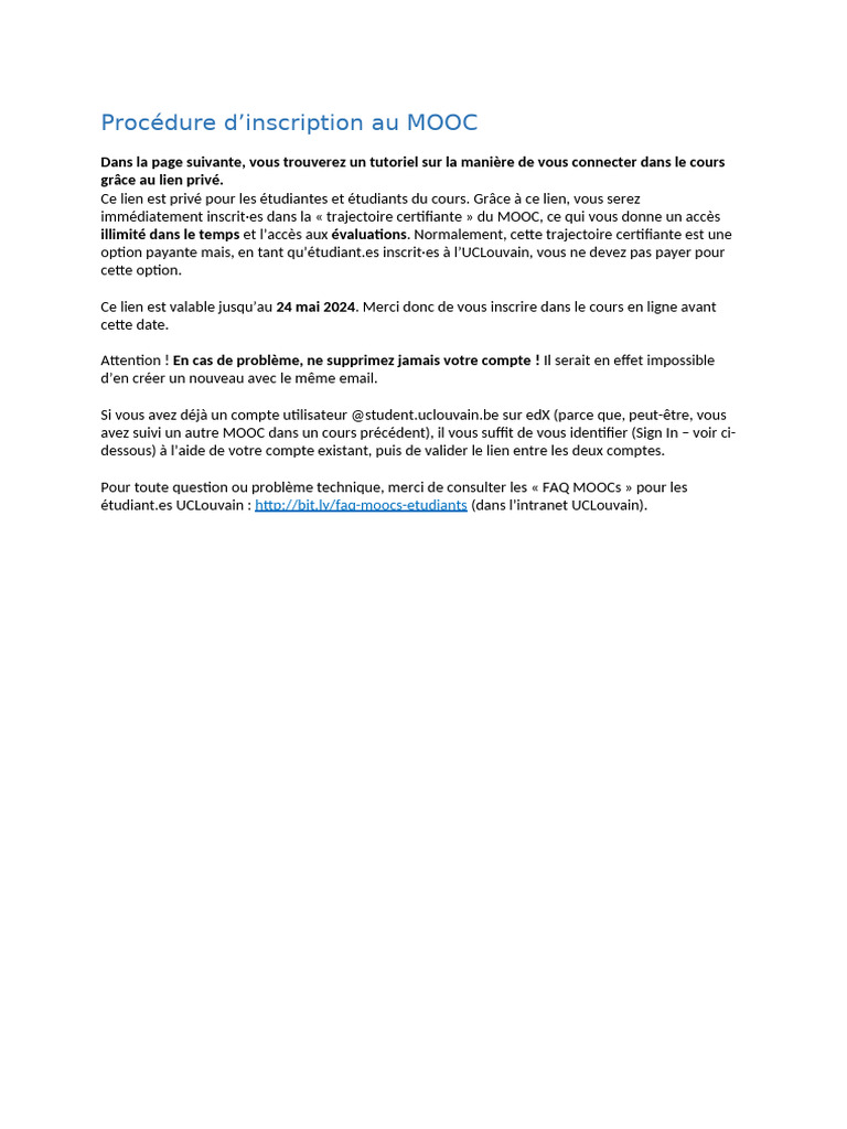 LMIRE2000 - Consignes MOOC-Regards Croisã©s-23-24 | PDF