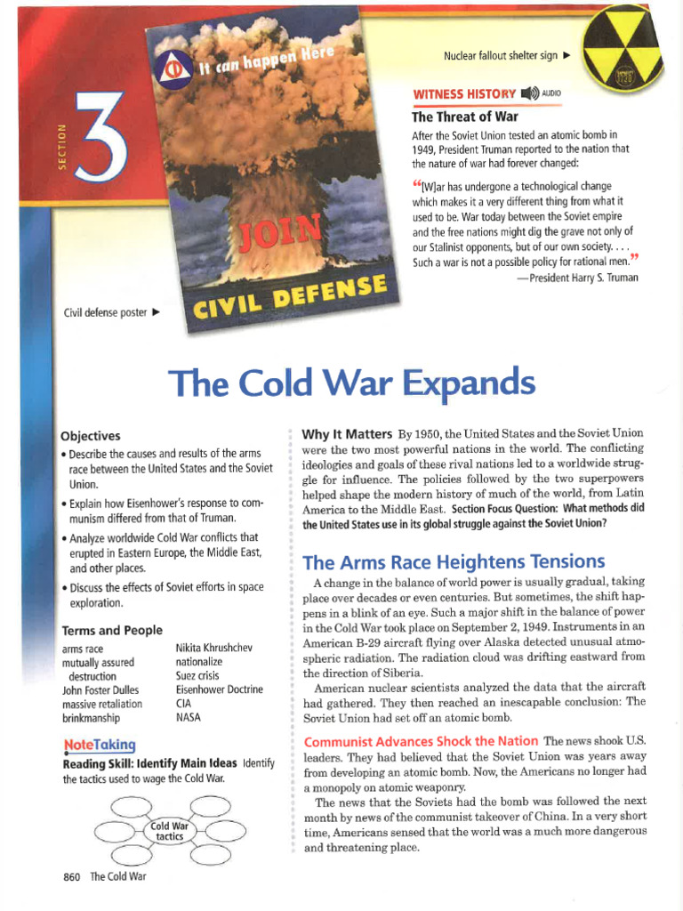 CH 25.3 The Cold War Expands | PDF