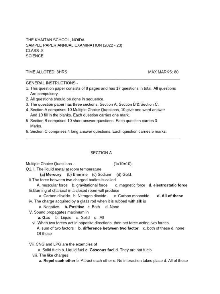 The Khaitan School, Noida - Editable | PDF