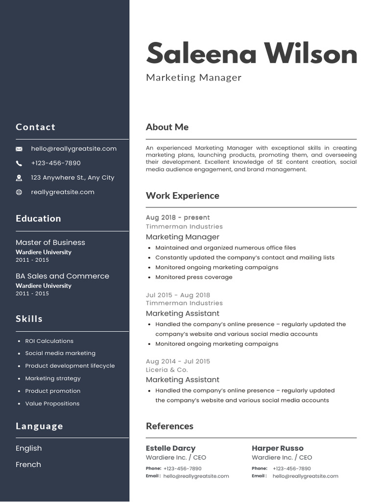 Minimalist CV Resume | PDF | World Wide Web | Internet & Web