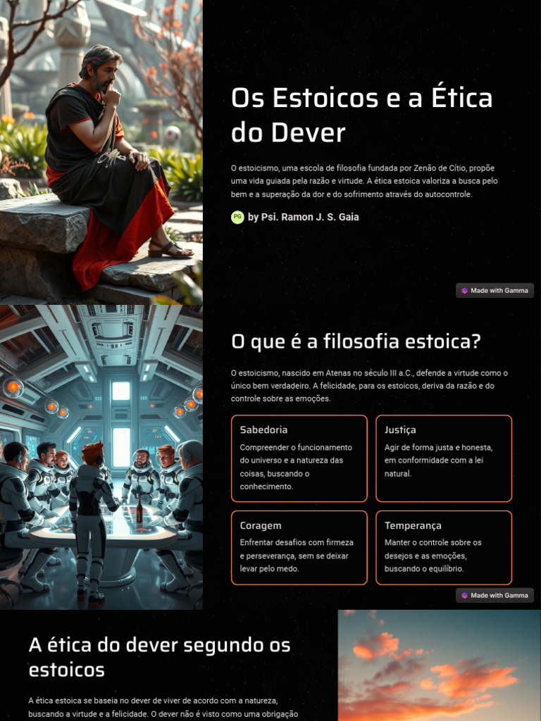 Os Estoicos e A Etica Do Dever | PDF