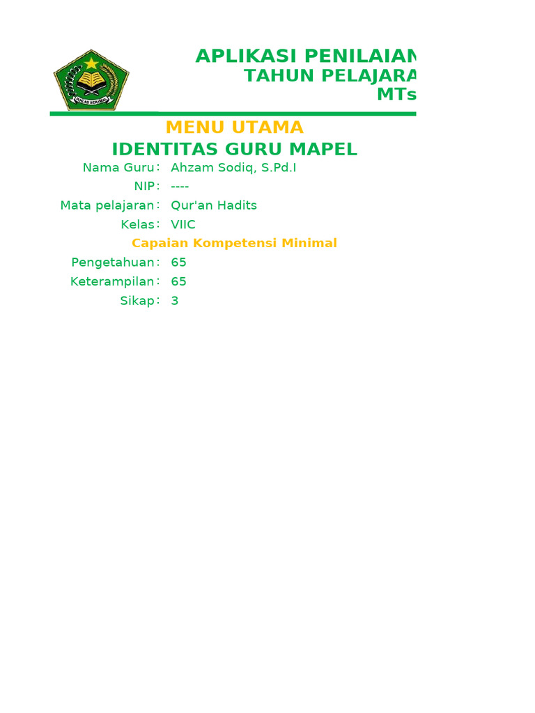 Nilai Pat Qurdits 7C | PDF