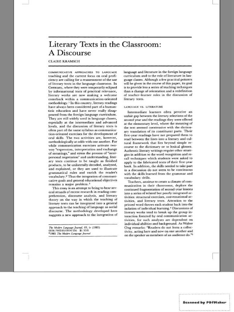 Classroom Text | PDF
