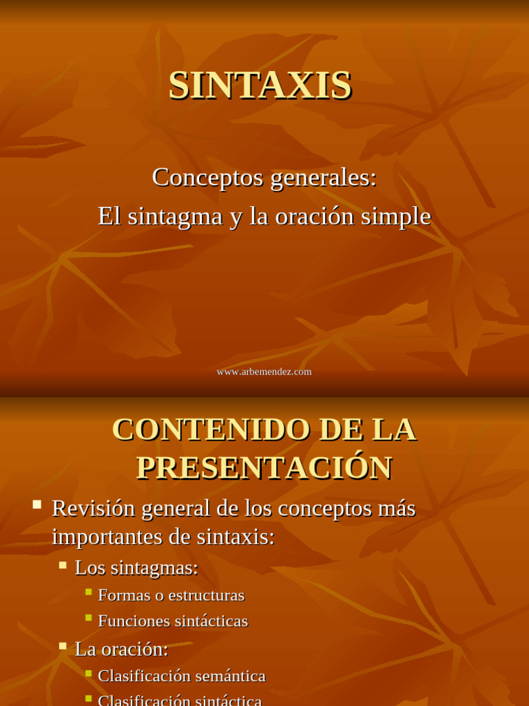 Resumen Sintaxis 4c2ba Eso2 | PDF