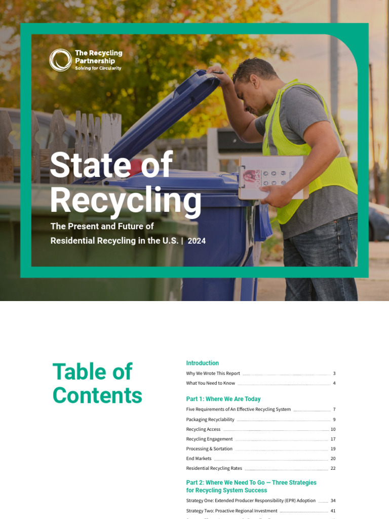 Recycling Partnership State of Recycling Report 1.12.24 | PDF