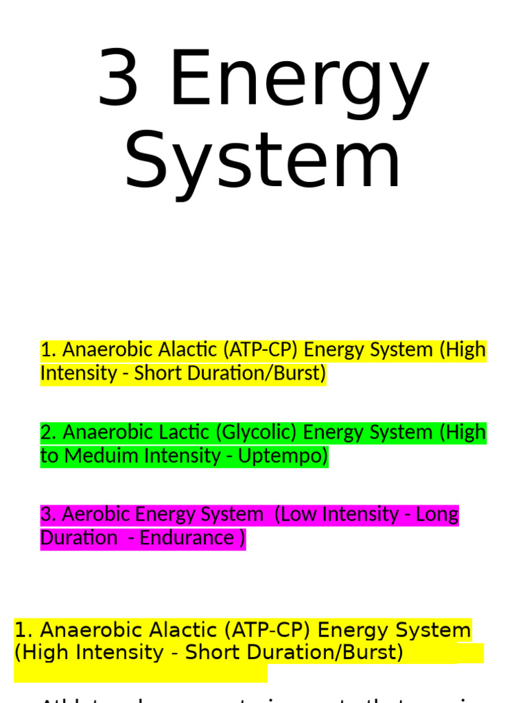 3 Energy System | PDF